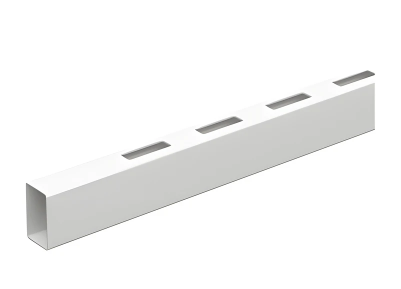 Vertical Paling Midrail 2388mm – PVC Fence Rail | Glass Superstore